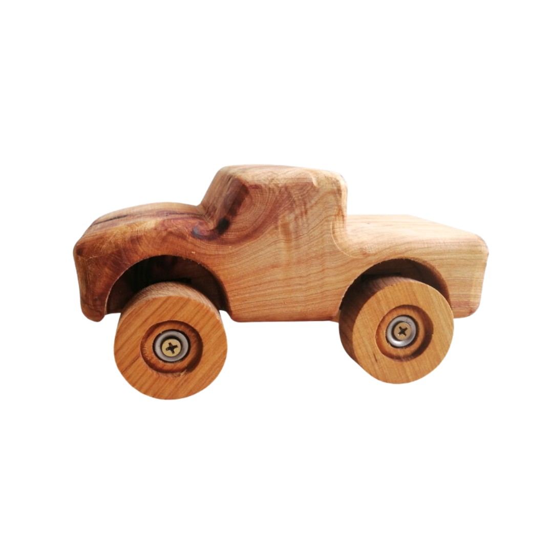 Durable Wooden Solid Car Ute for Kids | Imagination Toy Shop