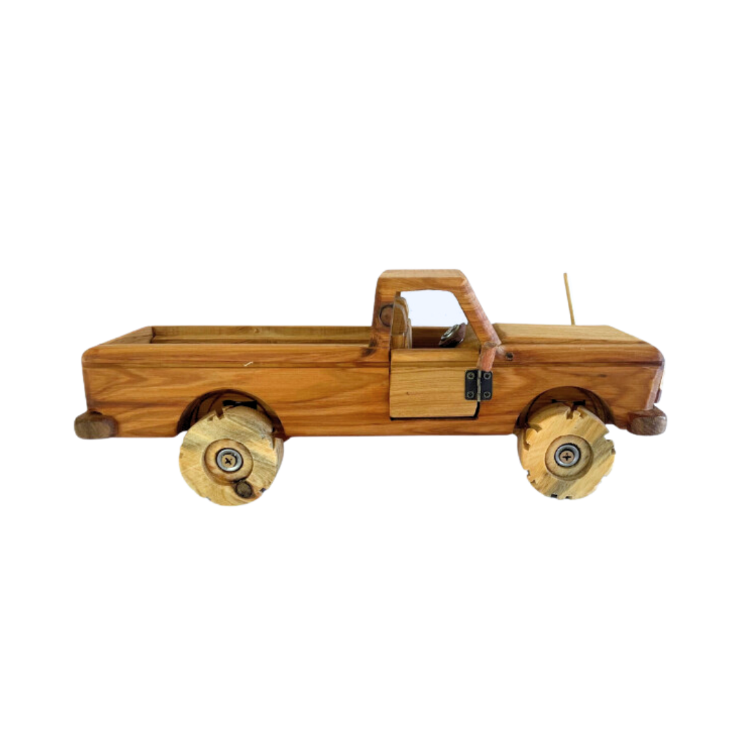 Handcrafted Wooden Bulldozer Toy for Kids | Imagination Toy Shop